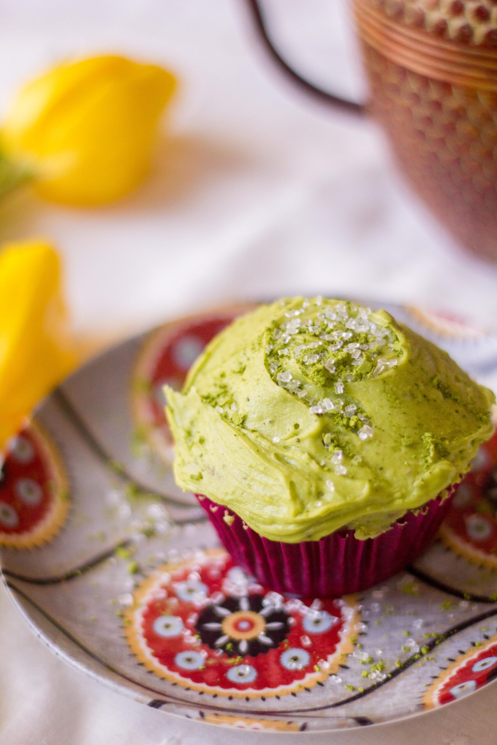 Chocolate-Matcha Green Tea Cupcakes