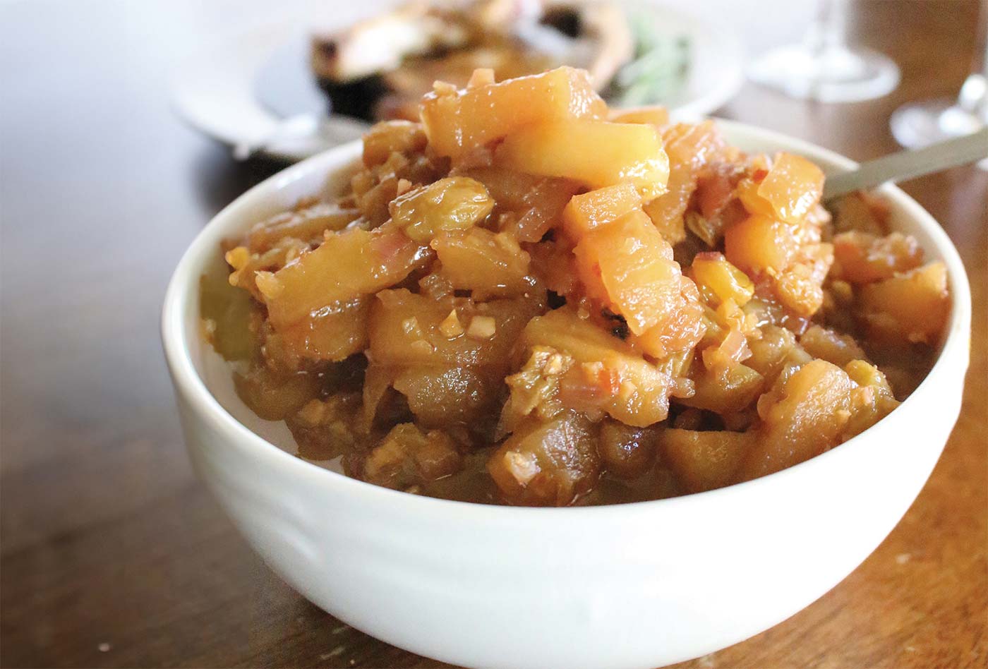 Apple Raisin Chutney