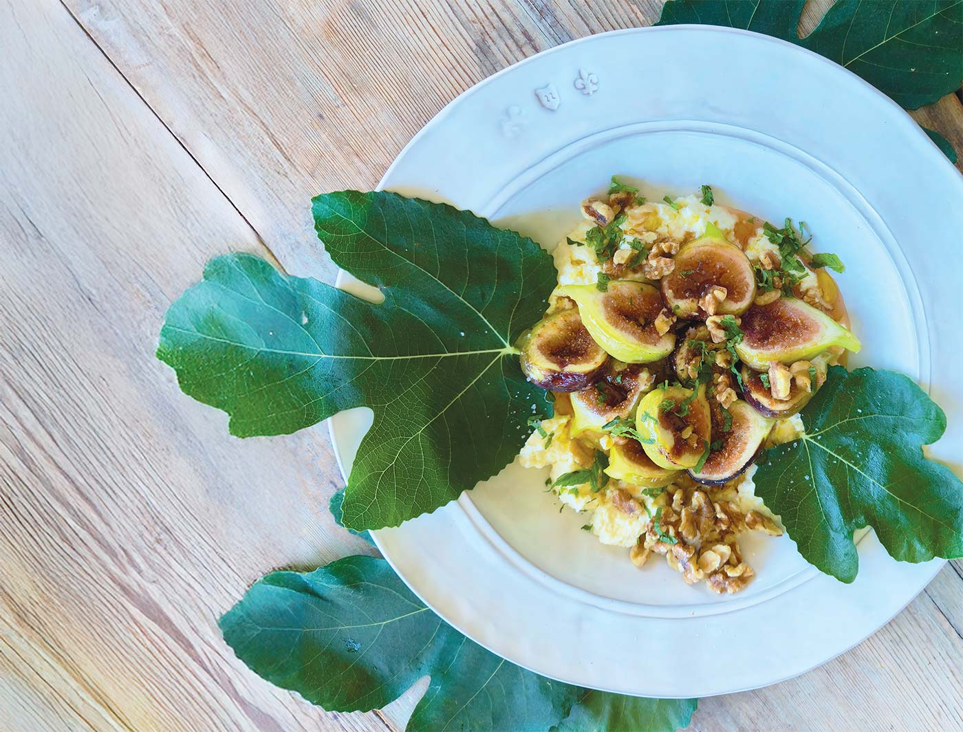 Caramelized Fresh Figs with Honey, Ricotta and Fresh Mint - Edible Ojai ...